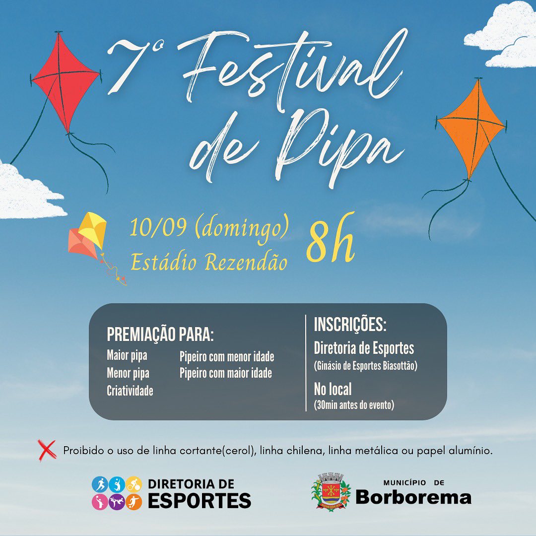7° FESTIVAL DE PIPAS DE BORBOREMA - Primeira FM - 99,9 - Itápolis